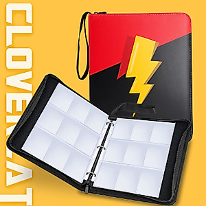 NeatoTek 9 Pocket Waterproof Trading Card Binder, Trading Album Display Holder, Expandable, 720 Double Sided Pocket Album, Compatible with Yugioh, MTG and Other TCG Cards