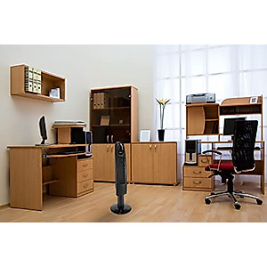 Comfort Zone CZTF336RBK Remote, Oscillation, 4-Hour Timer with Sleep Mode, 3-Speed, 36" Tower Fan, Black