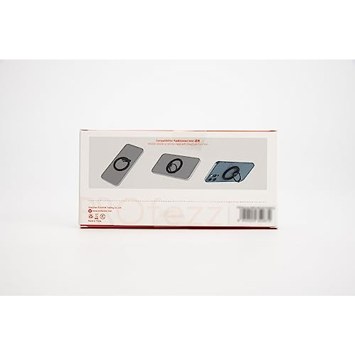 [2 Pack] Magnetic Ring Holder for Magsafe Phone: Metal Zinc Alloy 17pcs Magnets Finger Grip Stand Kickstand Work with Magnetic Car Mount for iPhone 14 13 12 Plus Max Mag Safe Case Accessories