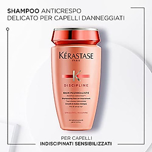 KERASTASE Discipline Bain Flealiste Shampoo For Unruly Hair, Ounce 8.5 Fl Oz
