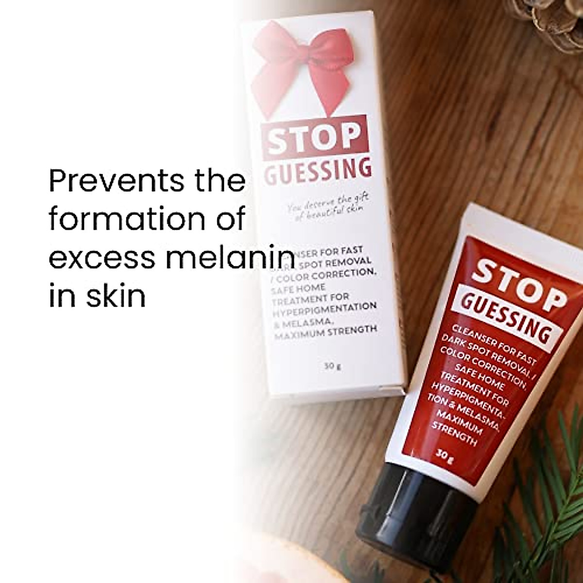 Stop Guessing Cleanser for Melasma Treatment - Fast Dark Spot Remover/Age Spot Remover