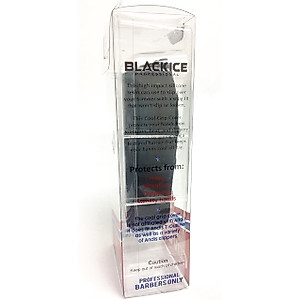 Black Ice Professional Barber Silicone Cool Grip Cover for Andis T-Outliner, Blackout, and Outliner II Trimmer