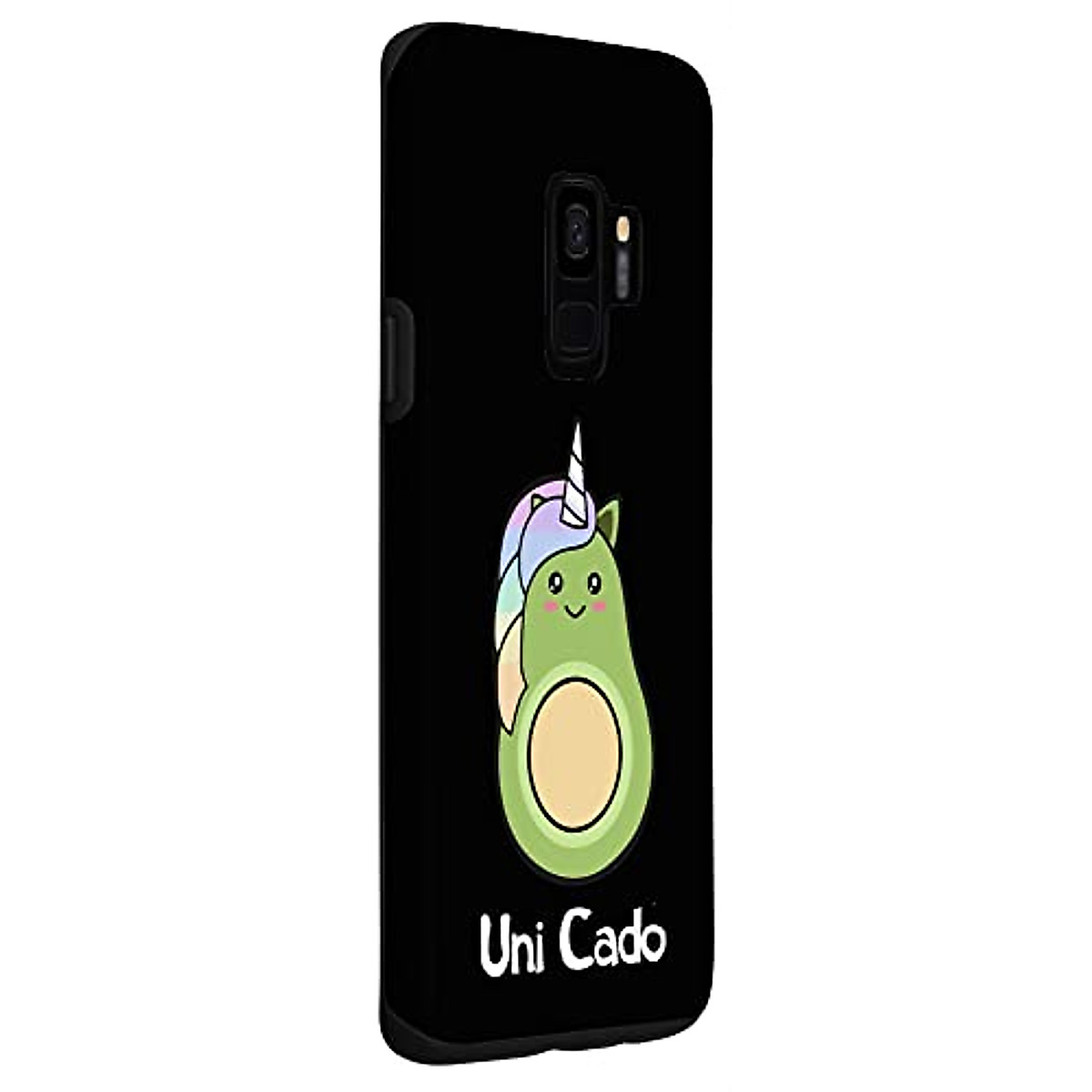 Galaxy S9 Uni Cado, Cute Avocado, Funny Unicorn, Guacamole, Vegan Case