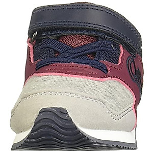 OshKosh BGosh Boys Sneaker, Burgundy, 4 Toddler