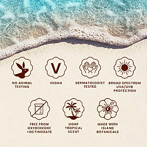 Hawaiian Tropic Sheer Touch Body Serum SPF 50, 3.3 oz | Hyaluronic Acid Serum, Sunscreen Serum, Hydrating Serum, Travel Size Sunscreen, SPF 50, 3.3 oz