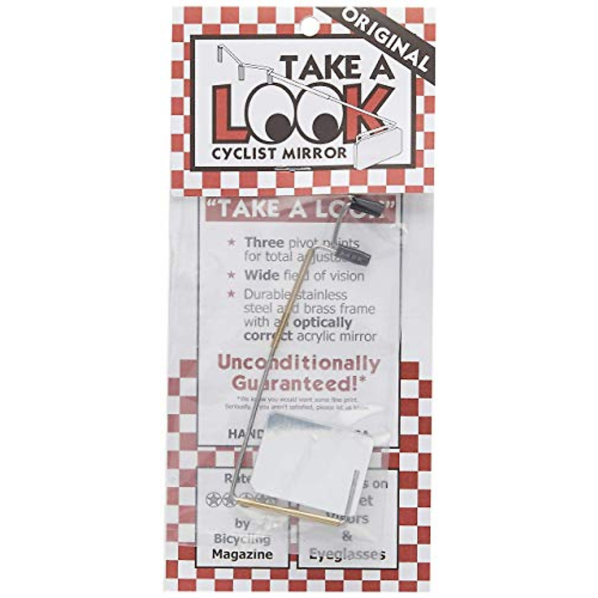 Bike Peddler Take A Look Cycling Eyeglass Mirror (Improved Version Original)