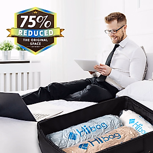 Compression Bags for Travel, Roll Up Space Saver Bags for Backpack, Luggage and Suitcase (16)