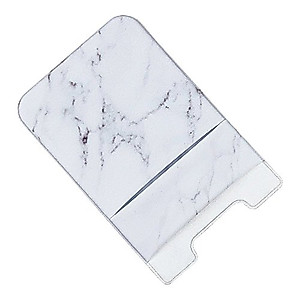 uCOLOR Two Pack Phone Card Holder Stretchy Lycra Wallet Pocket Credit Card ID Case Pouch Sleeve 3M Adhesive Sticker on iPhone Samsung Galaxy Android Smartphones (Black White Marble)