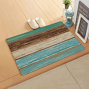 Xback 2 Pieces Kitchen Rugs and Mats Set Waterproof Non-Slip Mat Magnificent Ocean Coastal City Night Dreamy Blue Sky Clouds PVC Leather Floor Mats Runner Rug Comfort Standing Mat for Dinning Room