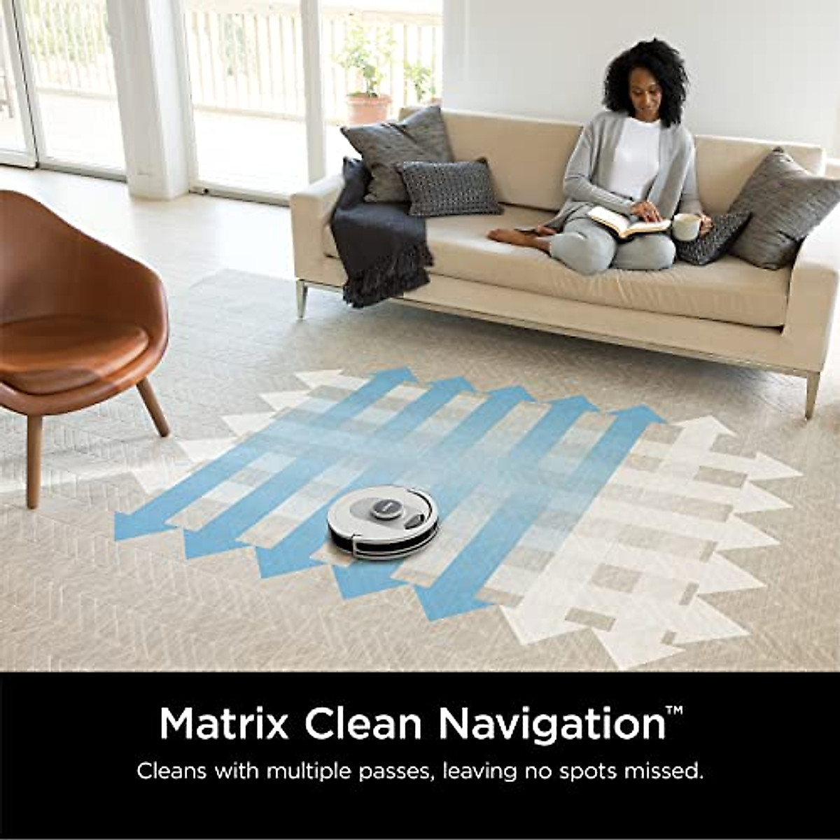 Shark AI Ultra Voice Control Robot Vacuum with Matrix Clean Navigation, Home Mapping, 60-Day Capacity, Self-Empty Base for Homes with Pets (Silver/Black)