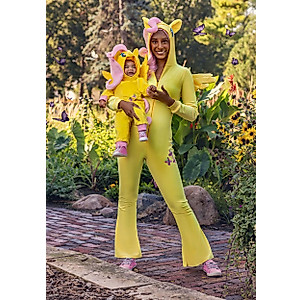 My Little Pony Fluttershy Women's Costume - Hooded Jumpsuit with Wings, Tail & Ears
