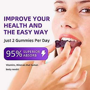 softbear Calcium Magnesium Zinc Gummies for Women, High Absorption Calcium Magnesium Supplement Chewable Calcium 600 mg for Bone Strength Vegan Elderberry Flavor 120 Gummies