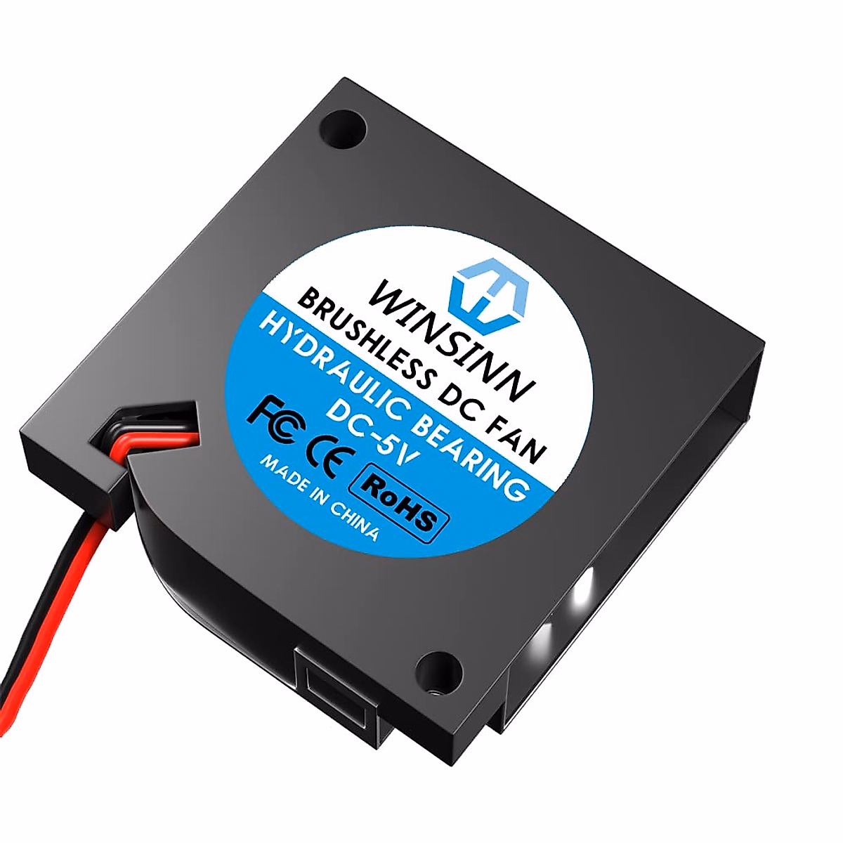 WINSINN DC 20mm Blower Fan 5V 2006 Hydraulic Bearing Brushless Cooling 20mmx6mm 2PIN (Pack of 2Pcs)