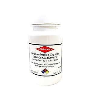 Sodium Iodide, Ultra Pure, Powder/Crystals, ACS/USP Grade, 100 Grams