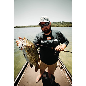 MONSTERBASS Fishing Kit for Bass, Crappie, Trout, Pike, Panfish Filled with Professional Fishing Tackle Items. Premium Fishing Baits to Upgrade Your Bass and Panfish Tackle