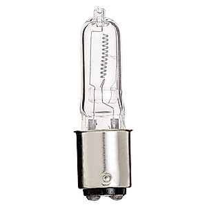 KOR Q50CL/DC - 120-Volt - Halogen JD Type T4 - BA15D - DC Bayonet Base - 50-Watt - Clear Light Bulbs (6 Pack)
