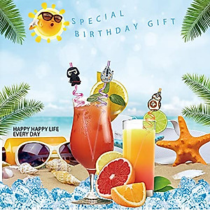 Star Wars Birthday Party Supplies Straws ,18 PCS Reusable Drinking Straws for Star Wars Party Favors, Party Supplies, Party Goodie Gifts for Kids Birthday Party decorations with 2 PCS Cleaning Brushes