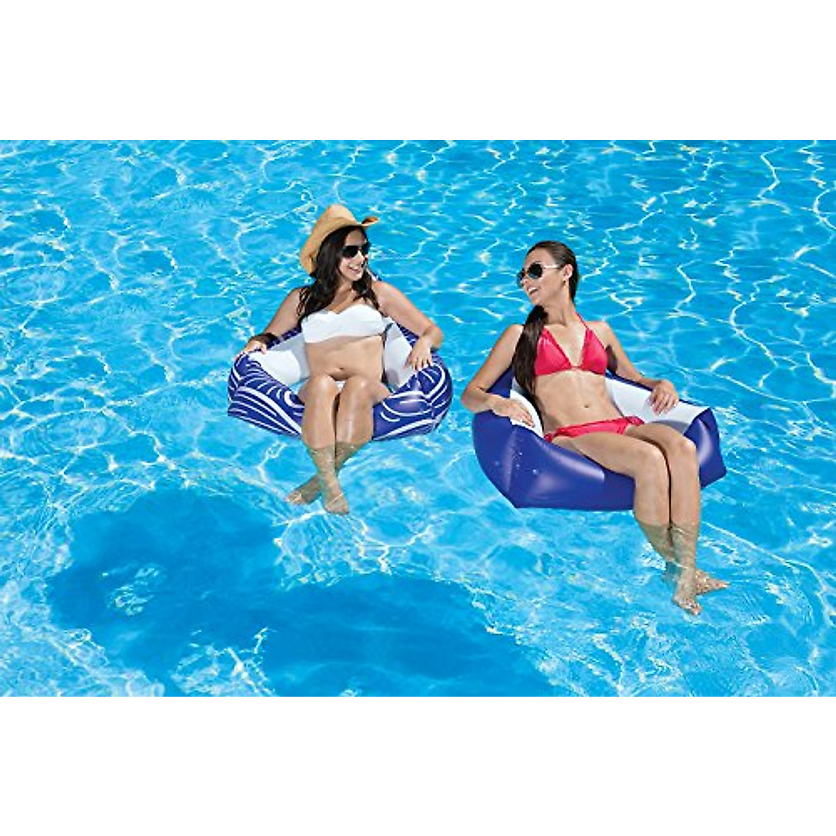 Poolmaster Catalina Water Chair Swimming Pool Float, 2 Pack