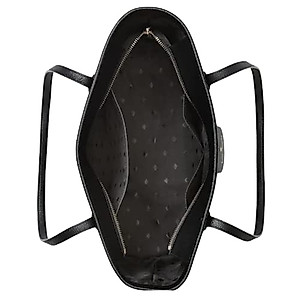 Kate Spade Lori Large Top Zip Tote Black Multi Dancing Bloom Red Floral