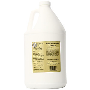 ShiKai - Highlighting Shampoo, Brings Out Highlights & Shine, Adds Luxurious Body, Plant-Based Formula with Non-Coloring Henna (Fragrance, 1 Gallon)