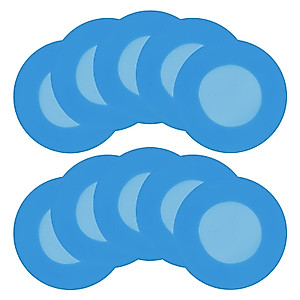 10pcs Replacement Parts Spare Parts Silicone Cover Accessories Kit (Blue)