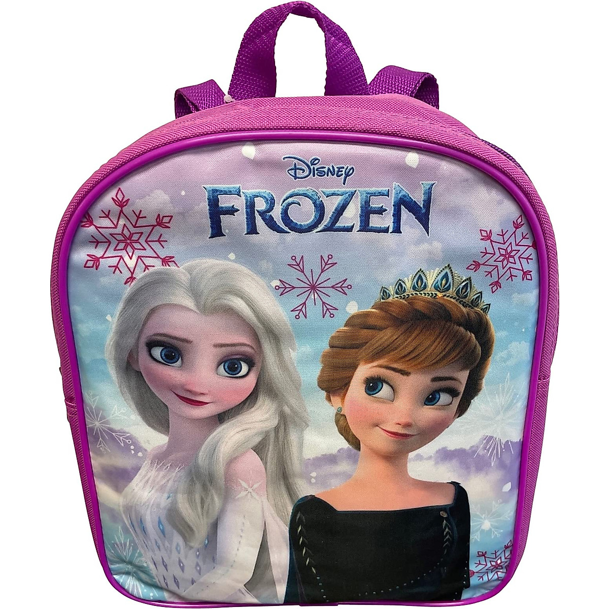 Ruz Frozen Anna And Elsa Toddler Girl 12 Inch Mini Backpack (Pink)