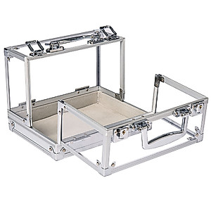 Brybelly 600 Ct Scroll Poker Chip Set - 10 Gram Premium Casino Grade Ceramic Chips with Aluminum Case, Playing Cards, & Dealer Button for Texas Hold’em, Blackjack, & Casino Games