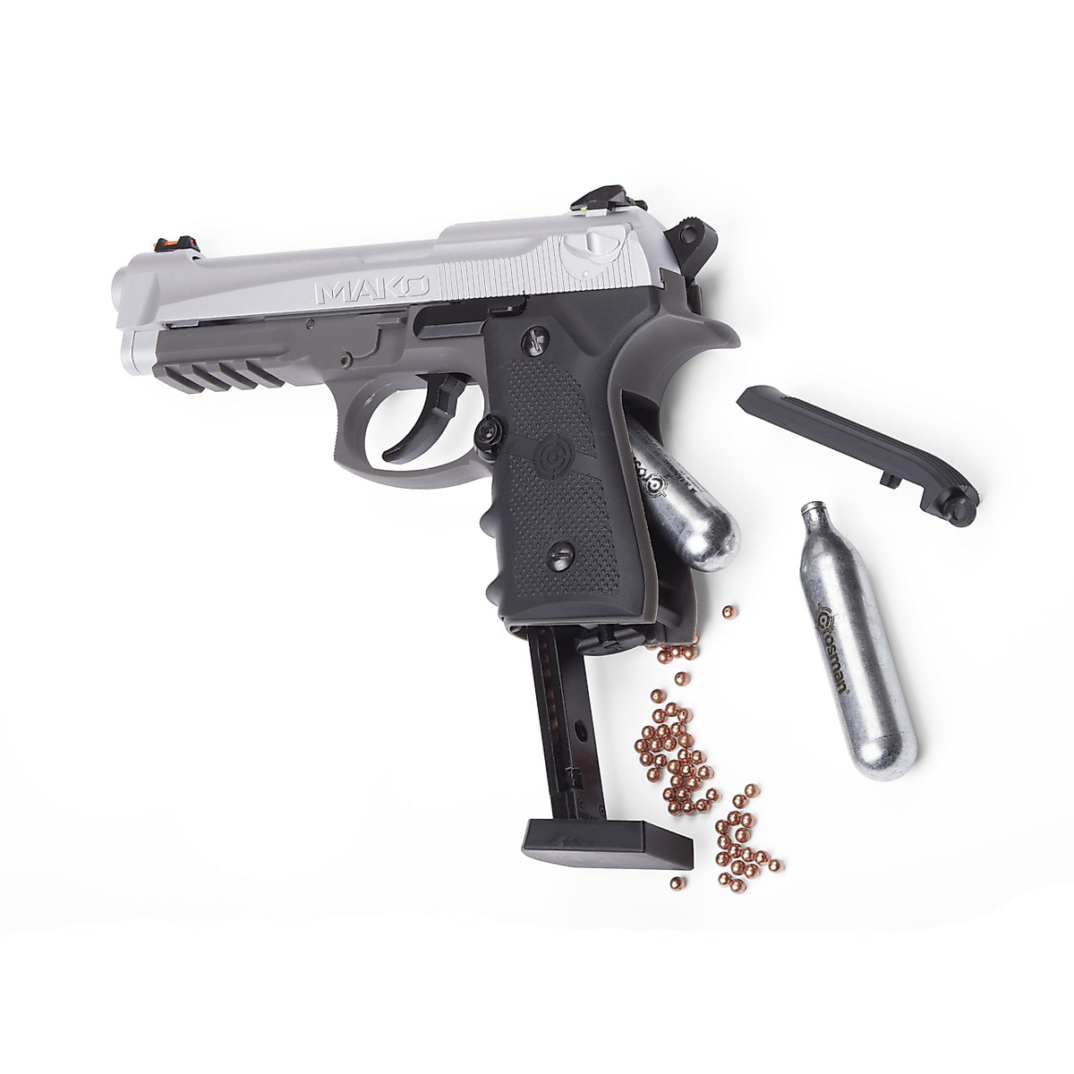 Crosman CM9B Mako CO2-Powered Semi-Auto Blowback BB Air Pistol