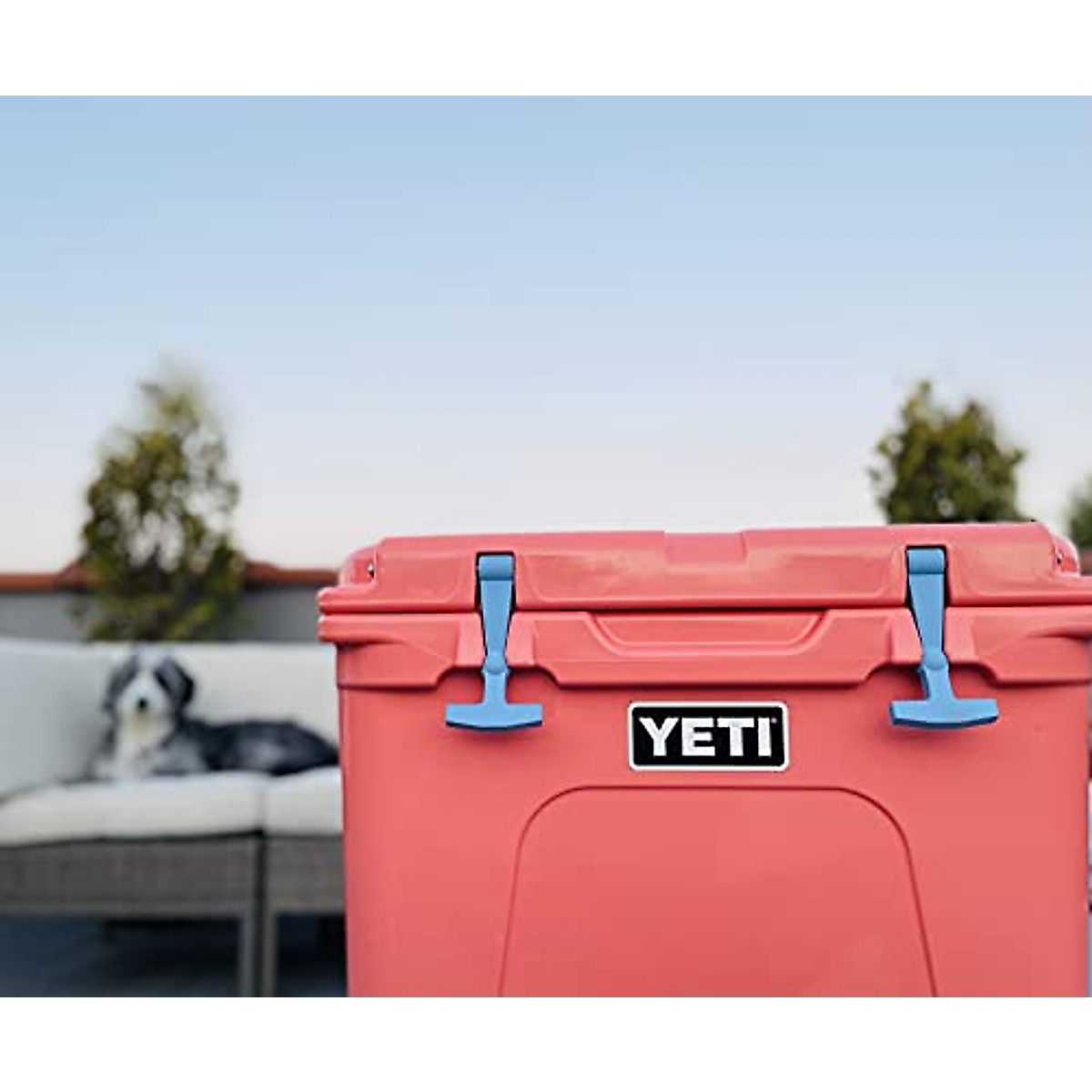 Gorilla Gear Replacement Latches (2-Pack) Compatible with Yeti Tundra Yeti Roadie & Other Hard Coolers - Custom Made Yeti Accessories - Large Durable Easy to Install on Yeti Latches (Carolina Blue)