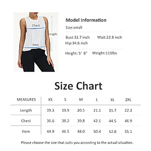 THE GYM PEOPLE Women's Open Cross Back Workout Tank Tops Loose Fit Sleeveless Yoga Running Shirts Black