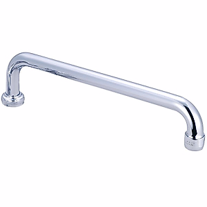 Central Brass SU-363-LA Spout 12-Inch Tube with Aerator Chrome Plated, Chrome