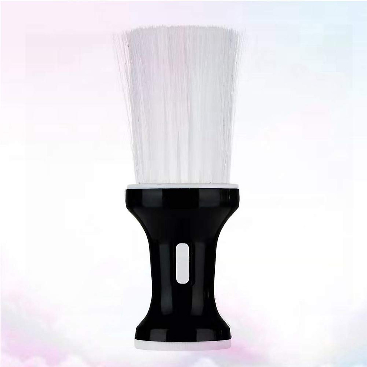 SUPVOX Barber Brush Soft Hairdressing Hair Brush Neck Duster Hair Cutting Cleaning Brush Salon Tools (Black White)