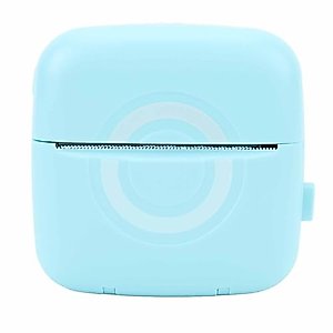 GOWENIC Pocket Printer, Inkless Portable Thermal Printer, BT Cordless Label Printer with APP for Notes Journal Memo Photo Study for Students (Sky Blue)