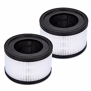 Asukro H13 HEPA Replacement Filters for D-180 Air Purifier, 2 Pack, Model D-180-RF