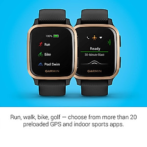 Garmin Venu Sq Music, GPS Smartwatch with Bright Touchscreen Display (Renewed)