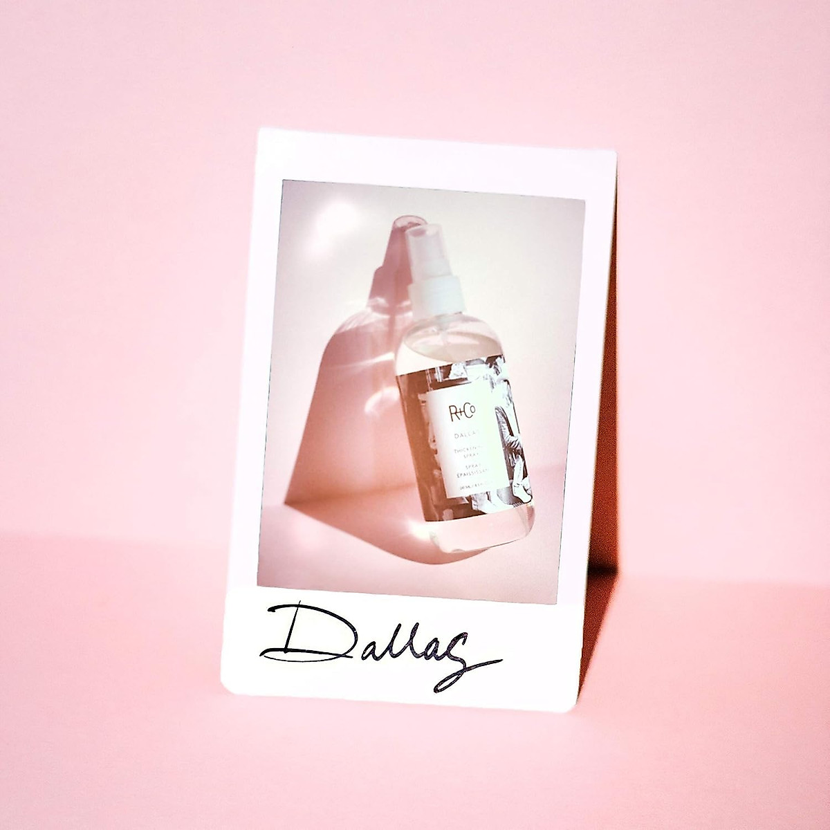 R+Co Dallas Hair Thickening Spray | Volumizing & Texturizing Spray for All Lengths | Adds Volume, Body & Shine | Perfect for Blowouts, Curling Irons & Roller Sets | 8.5 oz