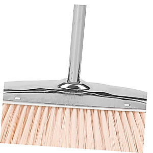 Hoement Cleaning Broom Household Cleaning Supply Stable Broom Portable Air Conditioners Household Brooms Bathtub Broom Kitchen Broom Squeegee Broom Cleaning Tool Khaki Stainless Steel