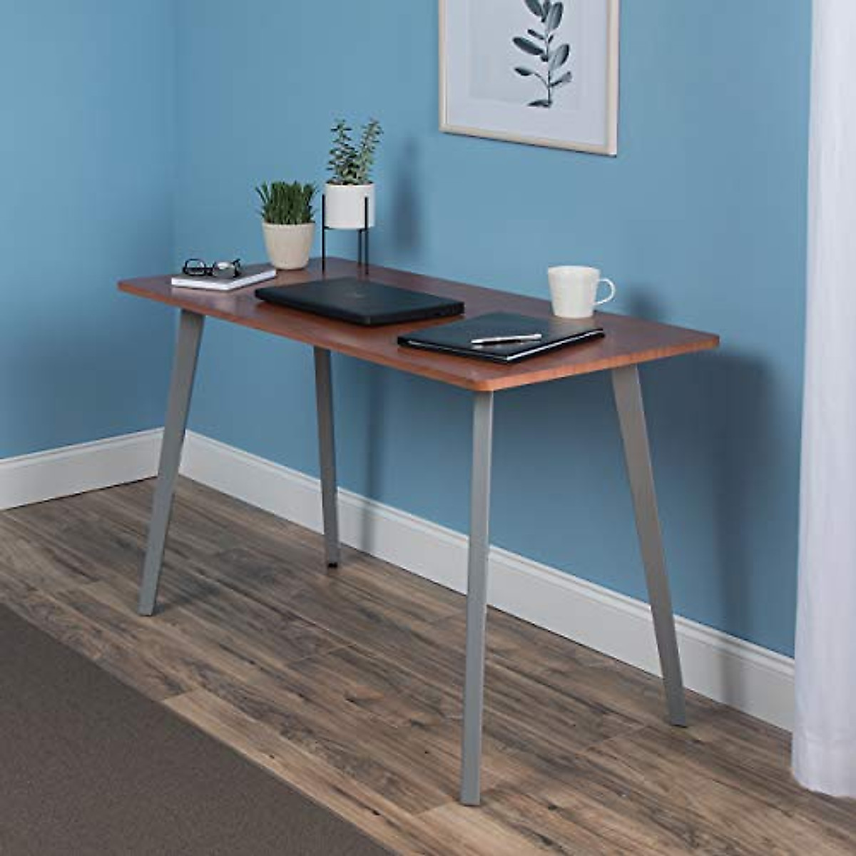 OFM Table Computer Desk, 48, Cherry