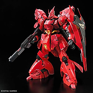 BANDAI NAMCO Entertainment Mobile Suit Gundam Char's Counterattack RG 1/144 Sazabi Plastic Model Kit, Large