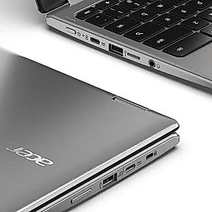 Acer 2022 Spin 311, 11.6" 2 in 1 HD (1366x768) Touch Convertible Chromebook Laptop, Intel Celeron N4000 up to 1.1GHz, 4GB LPDDR4, 64GB eMMC, Webcam, Bluetooth, WiFi, Silver, Chrome OS, EAT Pen