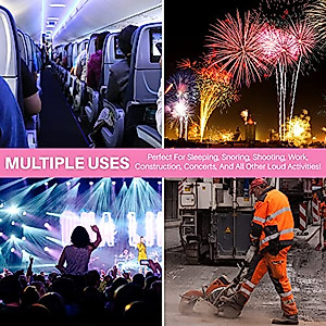 Foam Small Ear Plugs 50 Pair - 30dB for Small Ear Canal Noise Cancelling Disposable Soft for Kids Women Children Baby Toddler Side Sleepers Music Work Concert Airplane Bulk Ear Protection