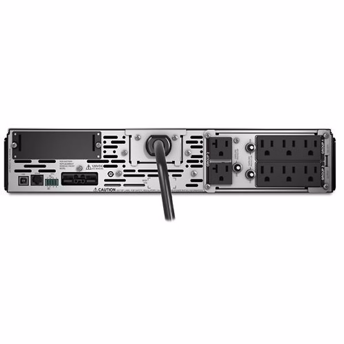 APC Network UPS, 2200VA Smart-UPS Sine Wave UPS with Extended Run Option, SMX2200RMLV2U, 2U Rackmount/Tower Convertible, Line-Interactive, 120V, Black