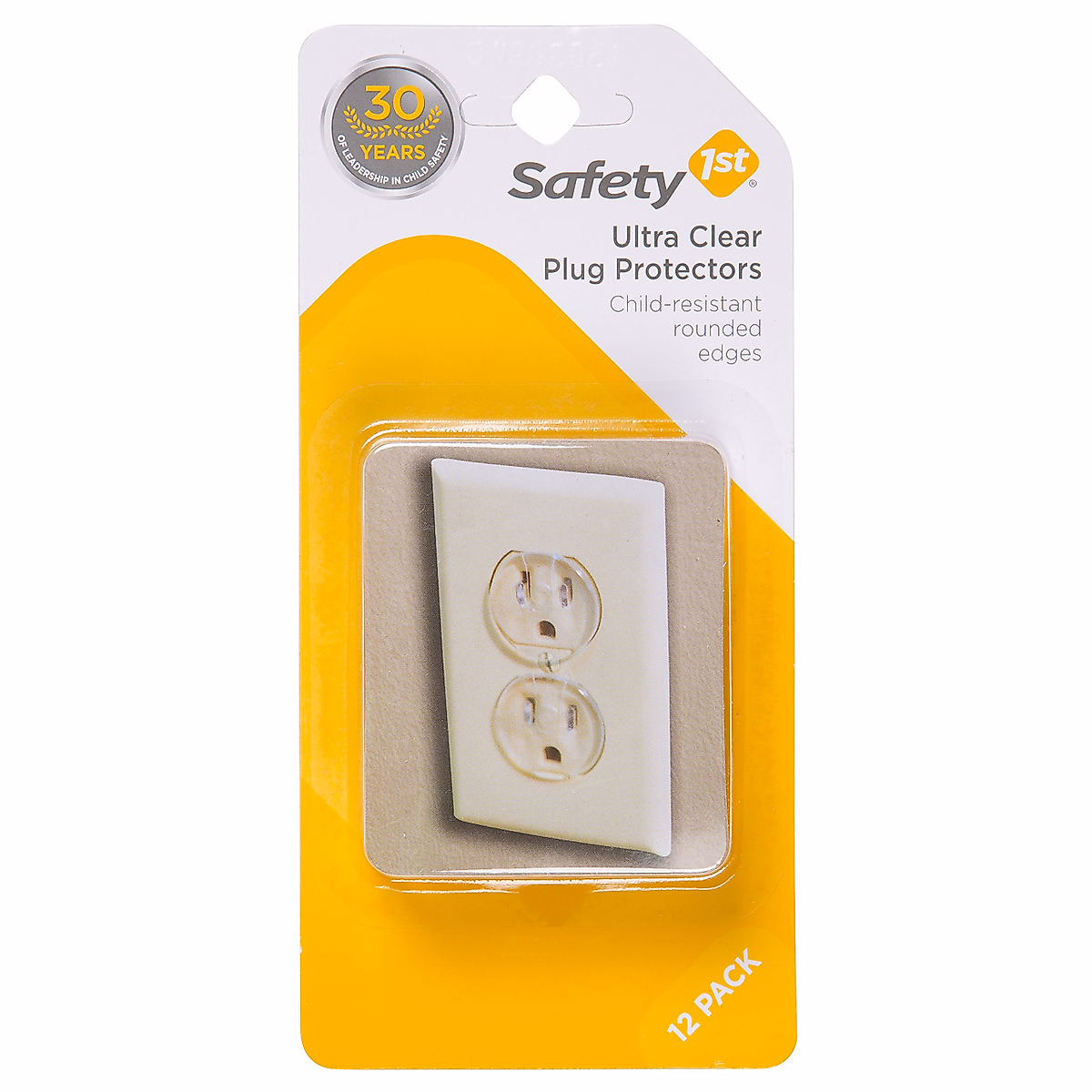 Safety 1st 12 Pack Ultra Clear Outlet Plugs