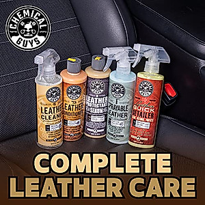 Chemical Guys SPI_208 Colorless and Odorless Leather Cleaner for Car Interiors, Furniture, Apparel, Boots, and More (Works on Natural, Synthetic, Pleather, Faux Leather and More), 128 fl oz (1 Gal)