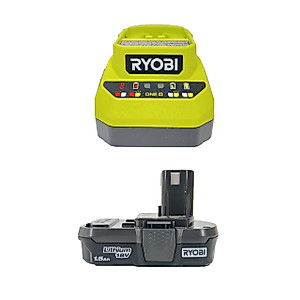 RYOBI ONE+ P361 18V 18-Gauge Cordless AirStrike Narrow Crown Stapler Kit with Battery and Charger