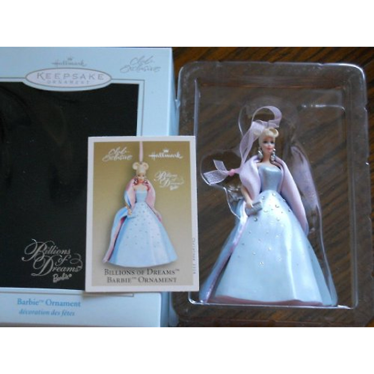 Hallmark "Billions of Dreams" Barbie Porcelain Club Exclusive Ornament 2004