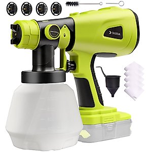 TAIRDA Cordless Paint Sprayer for Ryobi 18V Battery(NO Battery), Handheld HVLP Paint Sprayer with 1000ML Container, Electric Paint Sprayer for Painting Ceiling, Fence, Cabinets, Walls (Bare Tool)