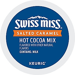 Swiss Miss Salted Caramel Hot Cocoa, Keurig Single Serve K-Cup Pods, 60 Count