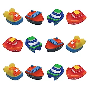 Idea Factory Color Changing Boat Bath Squirter Toys - Party Favors, Educational, Bath Toys