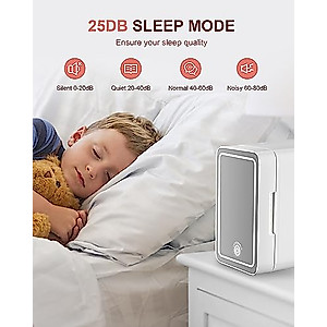 Skincare Fridge - Makeup Fridge With Dimmable LED Light Mirror, 4L Mini Fridge for Bedroom, Car, Office & Dorm, Cooler & Warmer, Portable Small Refrigerator for Cosmetics, Skin Care and Food, White